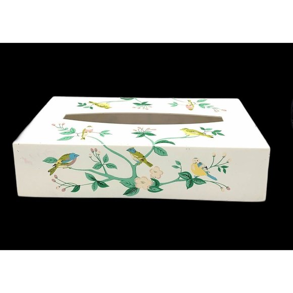 Jakson | Storage & Organization | Jakson Tissue Box Cover Birds Flower ...